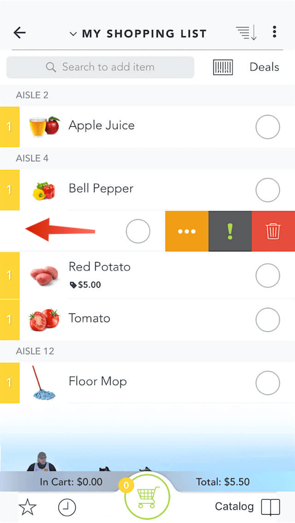 how-do-i-remove-an-item-from-my-list-grocery-king-support